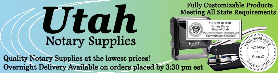 Utah | Notary | Supplies | Stamp | Seal | Journal | More | Notarystamps.com